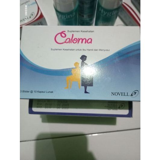 Jual CALOMA (Dulu CALOMA PLUS) / 1 BOX 30 Kap / Suplemen Ibu Hamil ...