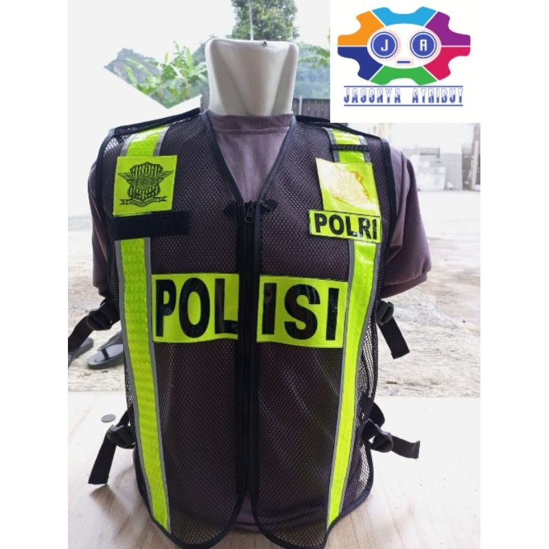 Jual Rompi polisi/rompi police/rompi polri terbaru2024/rompi jala karet ...