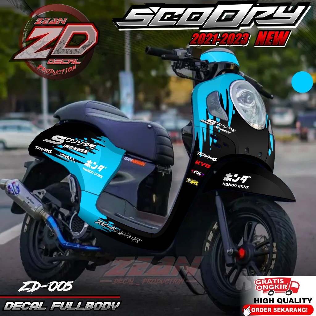 Jual (PROMO COD) TERBARU Decal Sticker Motor Scoopy New 2021 2022 2023 2024 Full Body - Sticker ...