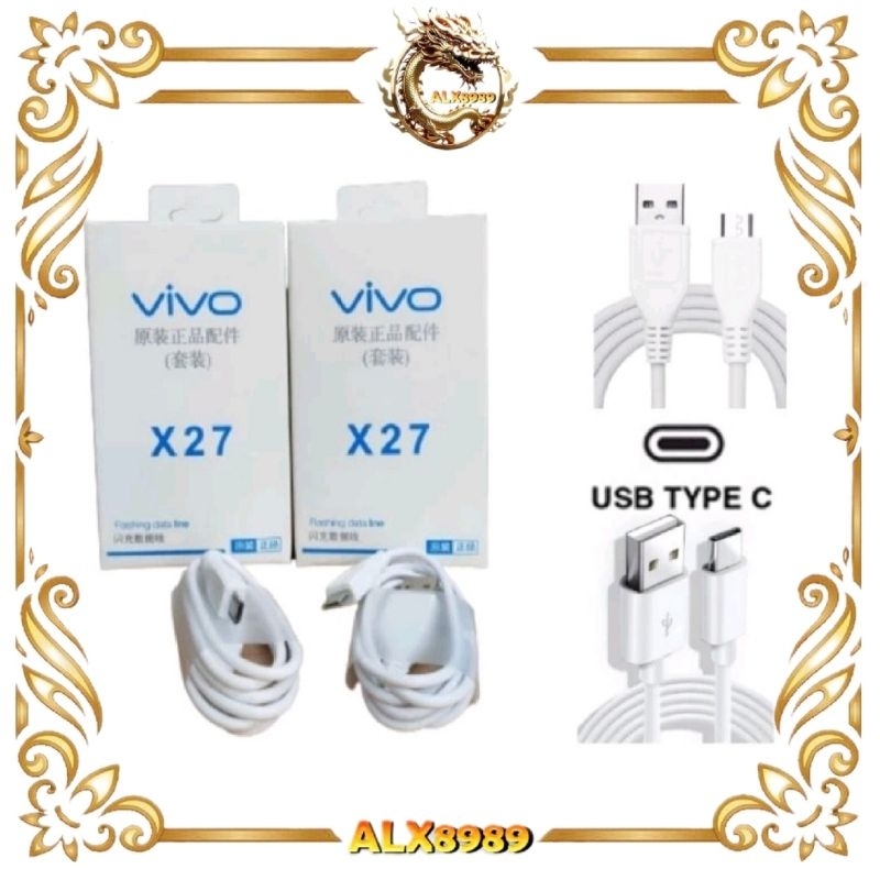 Jual Kabel Data Vivo TYPE C USB Cable Fast Charging V19 / Y91 / Y50 ...