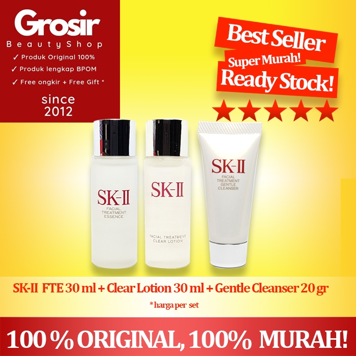 Jual Sk Ii Sk Ii Sk2 Sk 2 Skii Paket Travel Size Fte 30 Ml Toner 30ml