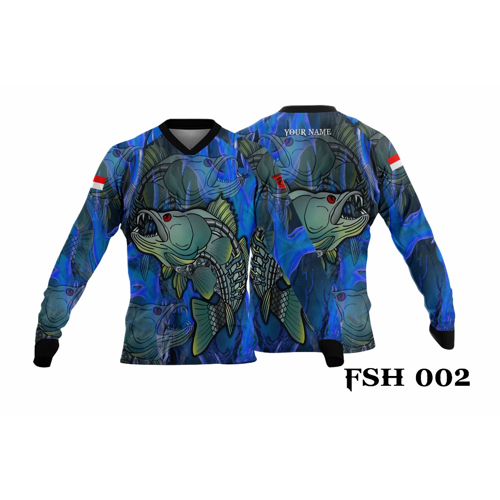 Jual KAOS MANCING / BAJU FISHING ORIGINAL SUBLIME COSTUM NAMA DAN LOGO ...