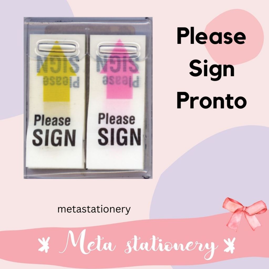 Jual Penanda / Sticky Note Ztype Sign Please Indexer Pronto | Shopee ...