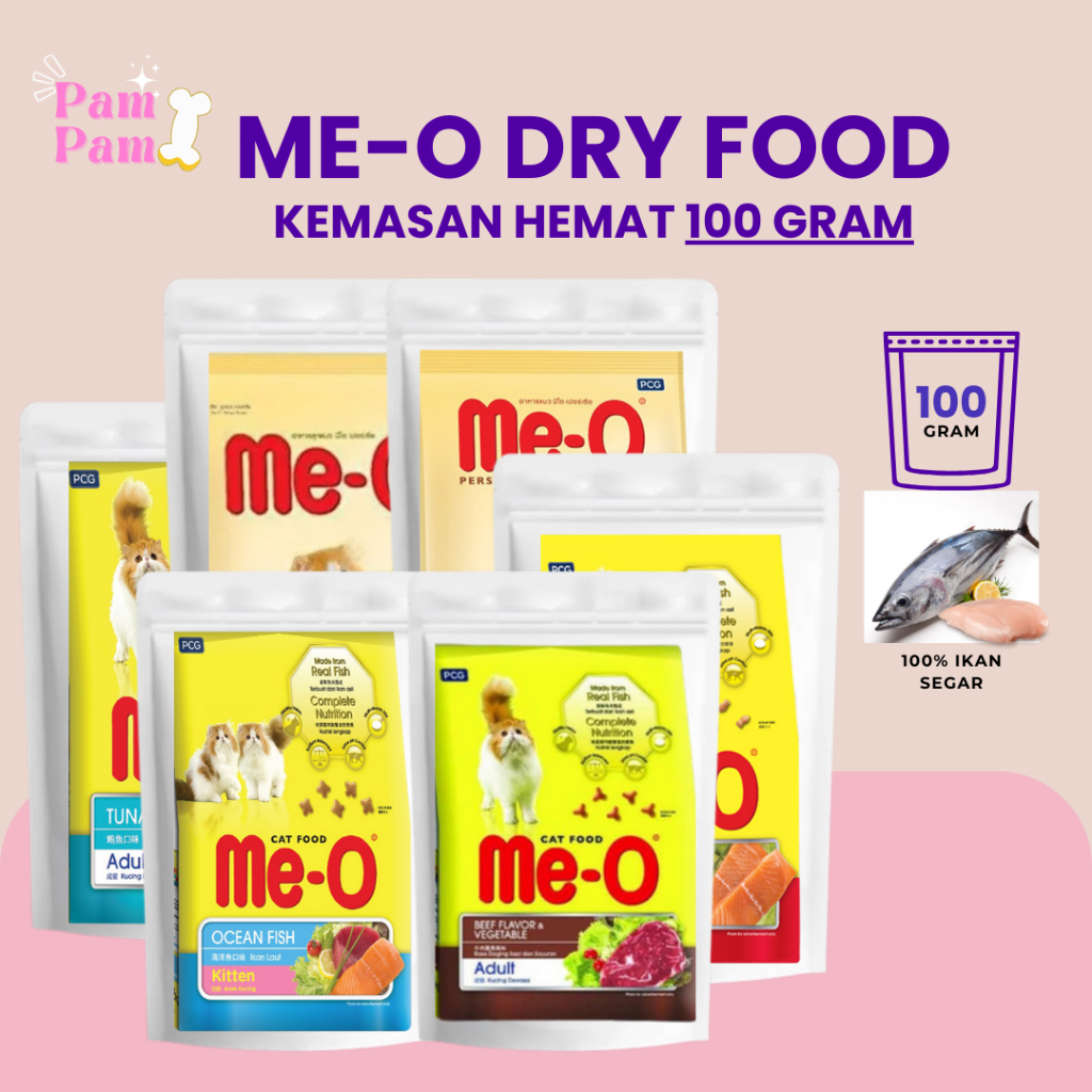 Jual Meo Dry Makanan Kering Kucing Kitten Adult Persian setara MeO ...
