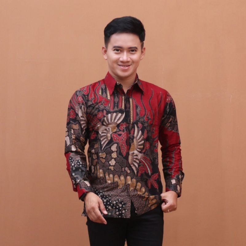Jual Kemeja batik pria lengan panjang / kemeja batik pria casual ...