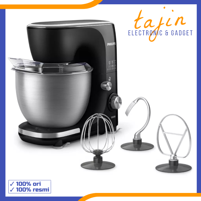 Jual Philips 7922 Stand Mixer 5L Kitchen Machine HR7922/90 - Garansi ...
