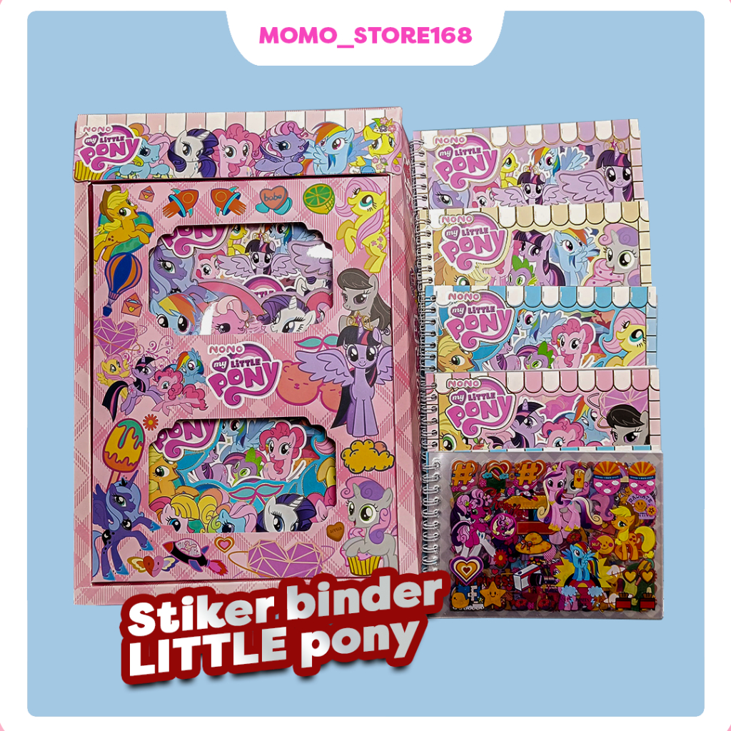 Jual Stiker Binder Aesthetic Little Pony Stiker Book Buku Binder Little ...