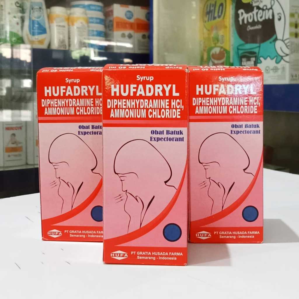 Jual HUFADRYL Expectorant Sirup 60ml | Shopee Indonesia