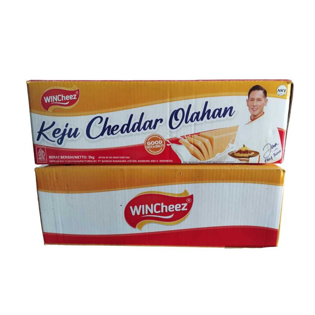 Jual Keju WinCheez Cheddar 2kg / CHEDDAR CHEESE BLOCK WINCHEEZ | Shopee ...