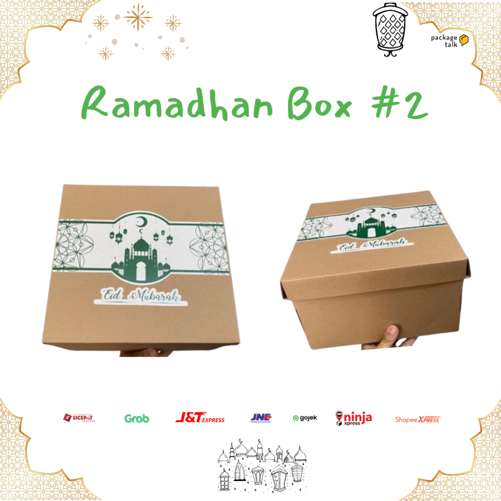 Jual Packagetalk - Custom Box Corrugated with Ramadhan Design Kotak ...