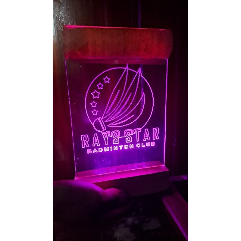 Jual Lampu Akrilik Custom Lampu LED USB ukuran A5 | Shopee Indonesia