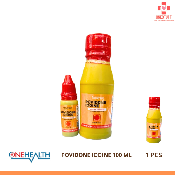 Jual Obat Merah Luka Onehealth 100 Ml Povidone Iodine Cairan Pembersih ...