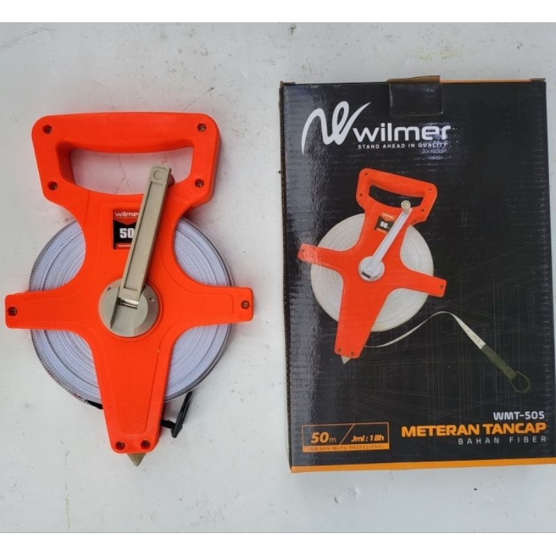 Jual METERAN FIBER ROLL METER BANGUNAN 30 METER 50 METER | Shopee Indonesia