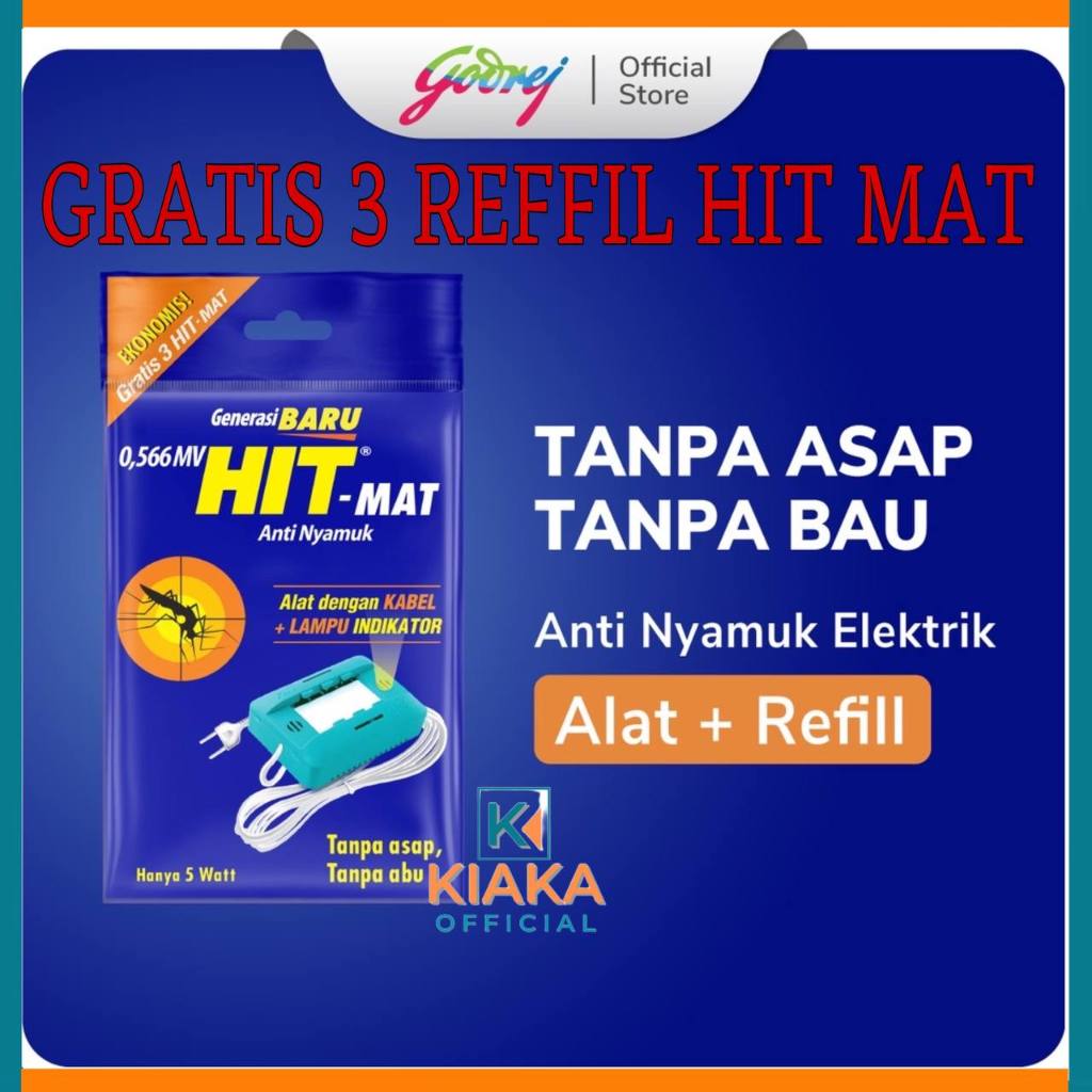 Jual Obat Nyamuk Alat Elektrik Hit Mat Plus Reffil LISTRIK Anti Nyamuk ...
