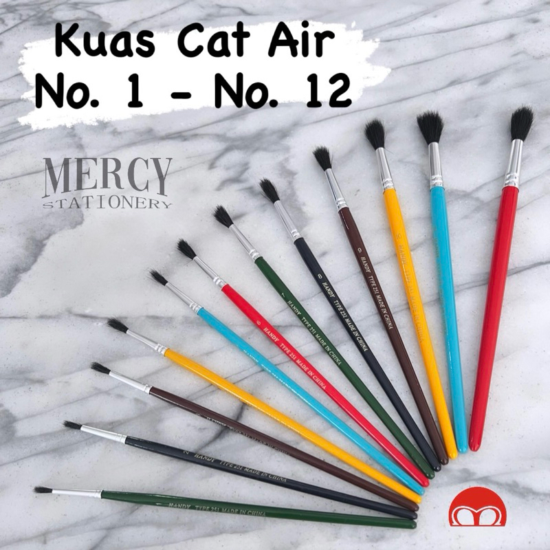 Jual 12 Pc - Kuas Cat Air Legong Pagoda Set Water Color Brush | Shopee ...
