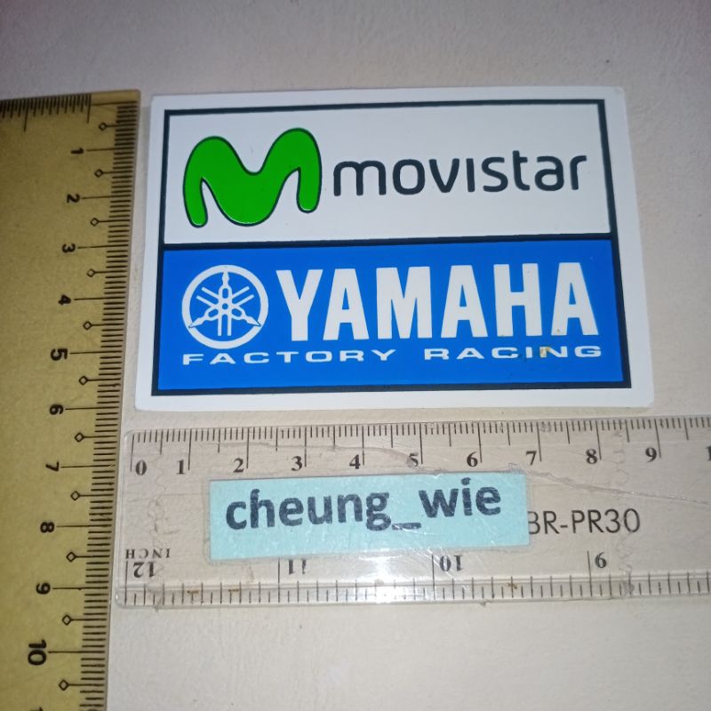 Jual Stiker / Sticker M Movistar Yamaha factory racing motogp 1bh ...