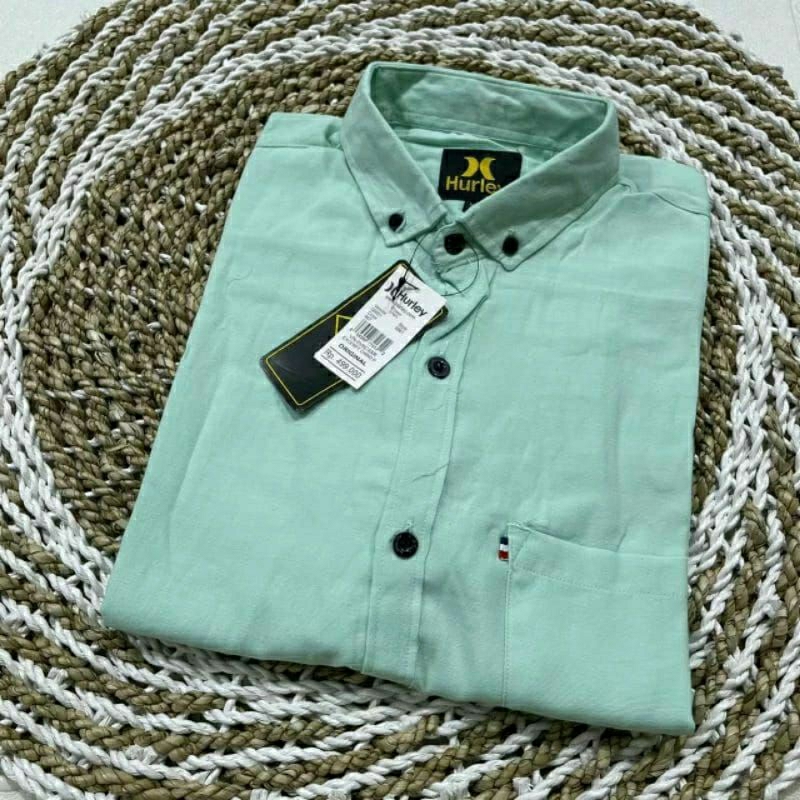 Jual Kemeja Polos Pria Dusty Pink Lengan Pendek Jumbo Size Katun Oxford Hem Pria Lengan Pendek ...