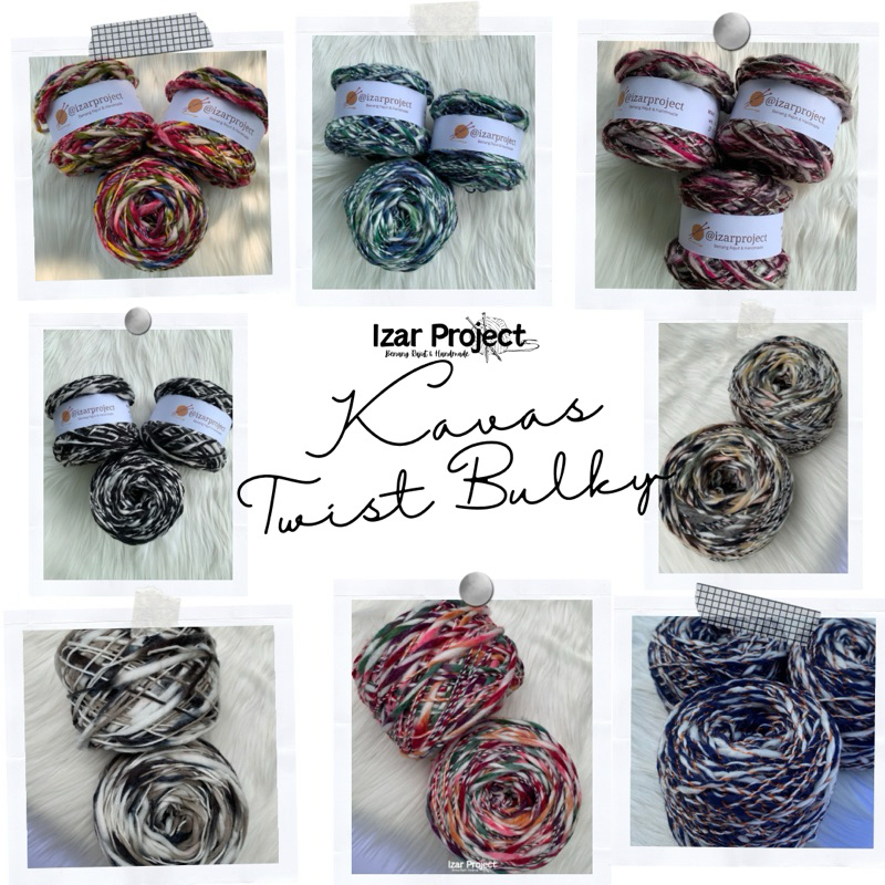 Jual Benang Loopy Twist - Benang Rajut Kavas Twist Bulky ( Fancy Yarn ...
