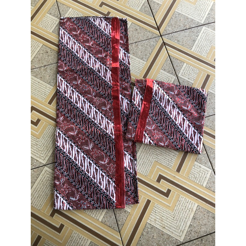 Jual kain prada sunda merah / kain prada pengantin sunda merah | Shopee ...