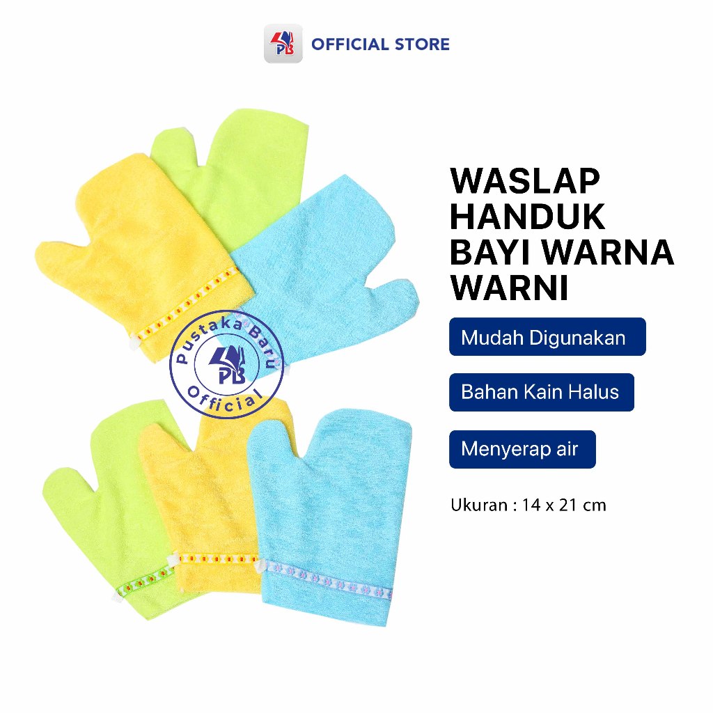 Jual Waslap bayi / Wash Lap Bayi Lembut Halus Sarung Tangan Handuk Bayi ...