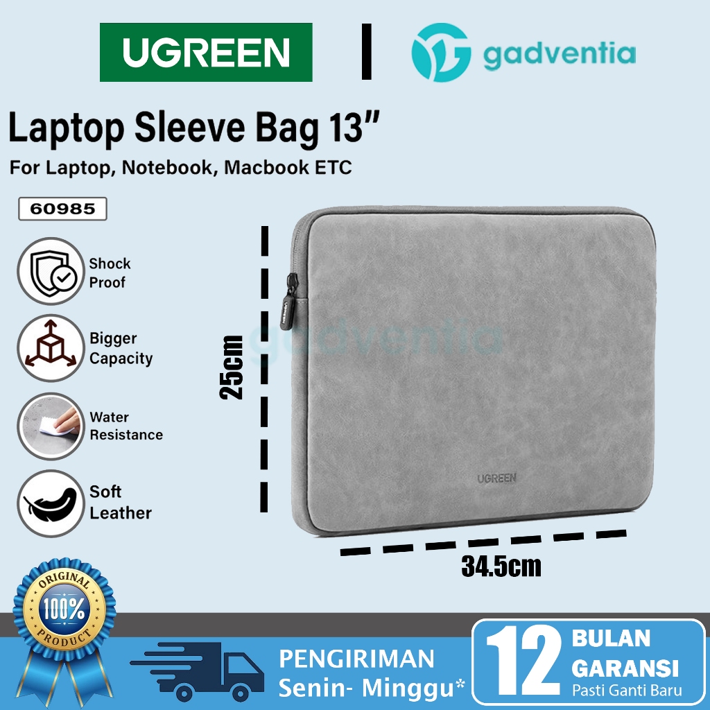 Jual Ugreen Tas Sarung Laptop Bag Sleeve Case Thinkpad Macbook iPad Air ...