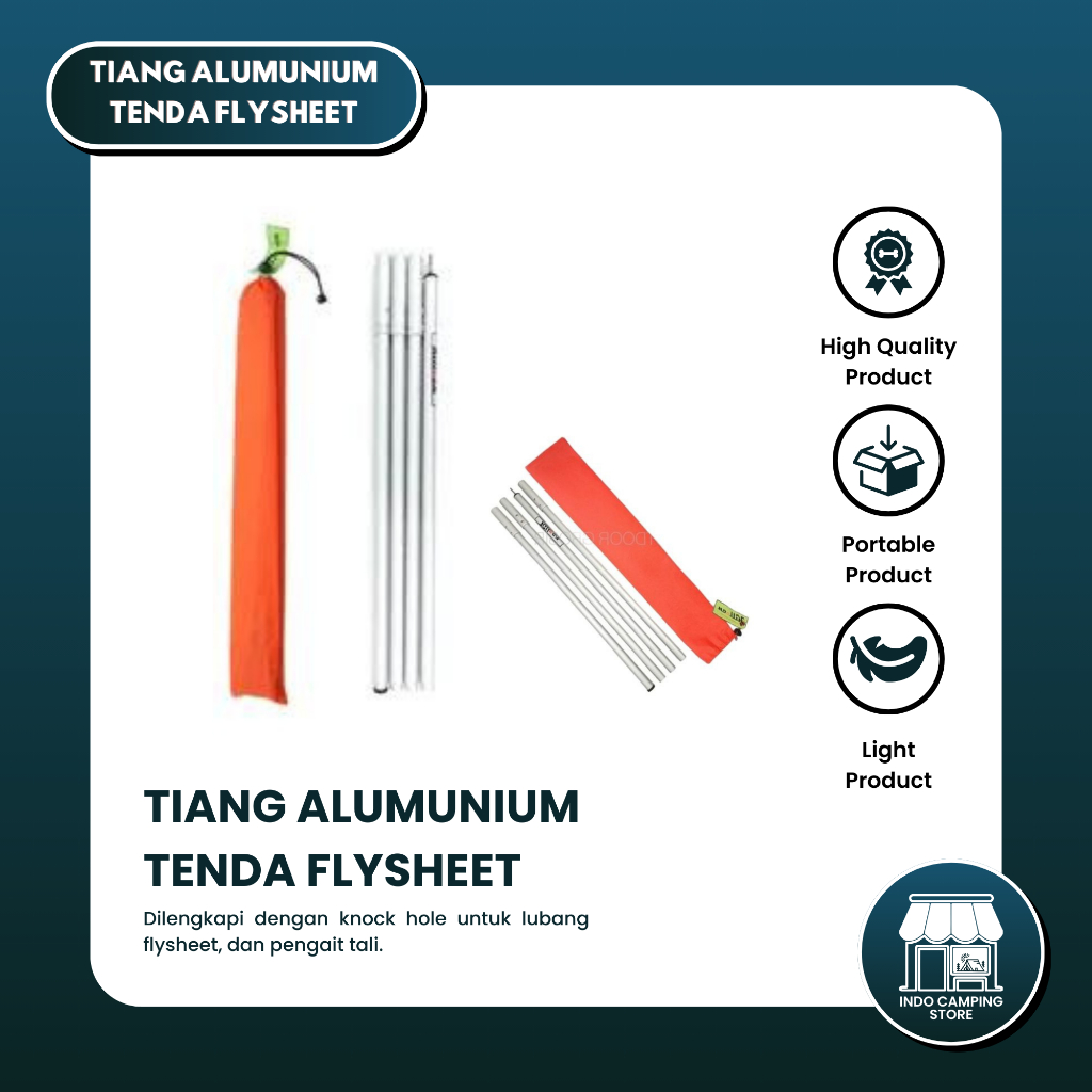 Jual Tiang Flysheet Alumunium Tarptent Awning Tenda Mobil Camping ...