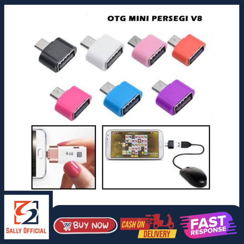 Jual mini OTG USB to Micro USB OTG Non Kabel Micro USB Konektor On The ...