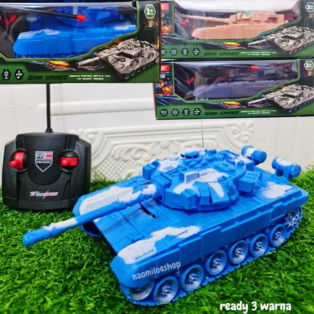 Jual War Games RC mainan mobil combat tank remote control tentara army | Shopee Indonesia