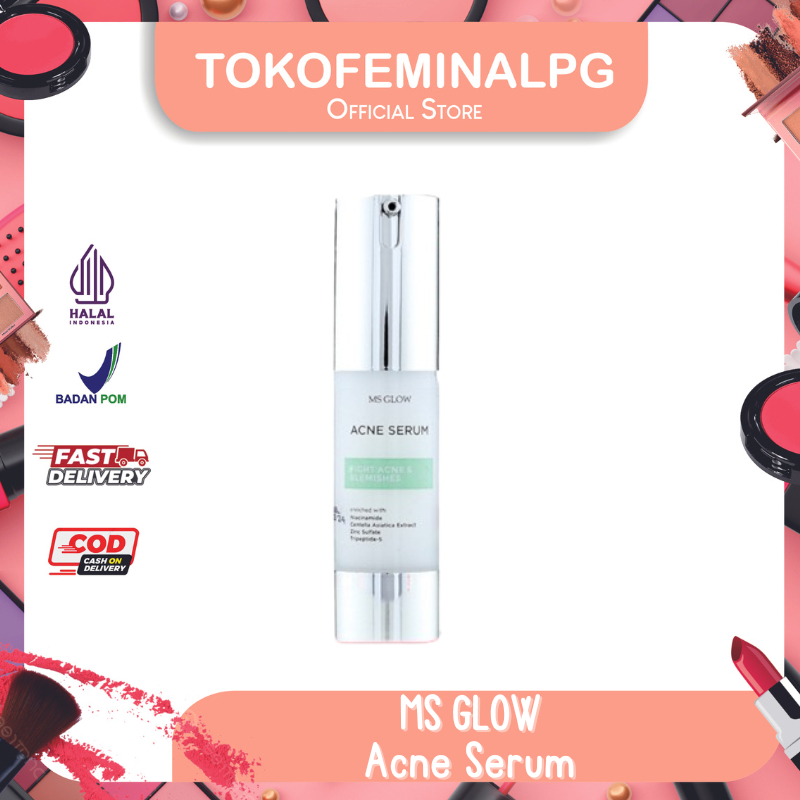 Jual MS GLOW Acne Serum / Serum Jerawat (Kemasan Baru Hijau) | Shopee ...