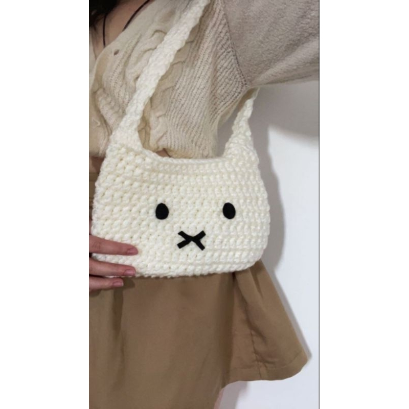 Jual HANDMADE MIFFY SHUOLDER BOW BAG/MIFFY BAG/TAS PITA/CUTE BAG/TAS ...