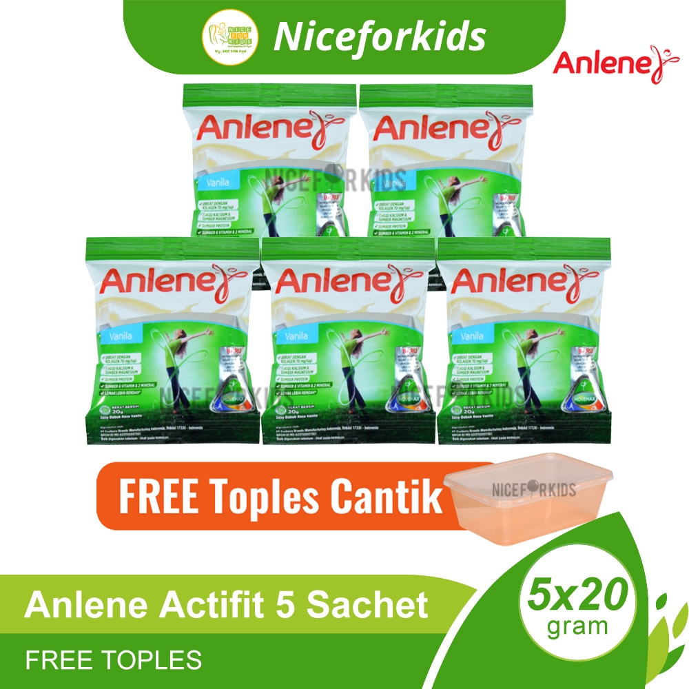 Jual Anlene Actifit Renceng isi 10 Sachet Susu Bubuk Tinggi Kalsium ...