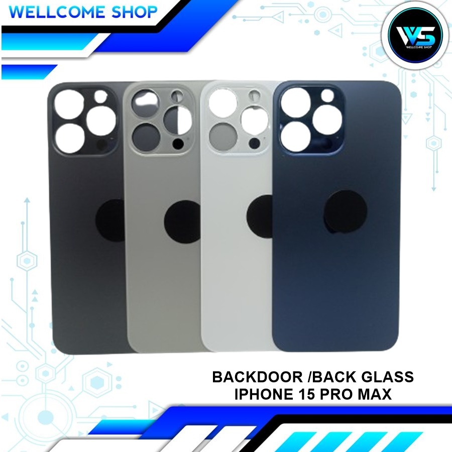 Jual Backglass ip 15 Pro 15 Pro Max Backdoor Tutup Belakang Housing ...
