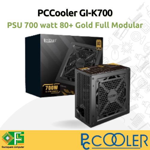 Jual PSU PCCooler GI-K700 700 Watt 80+ Gold Full Modular Power Supply ...