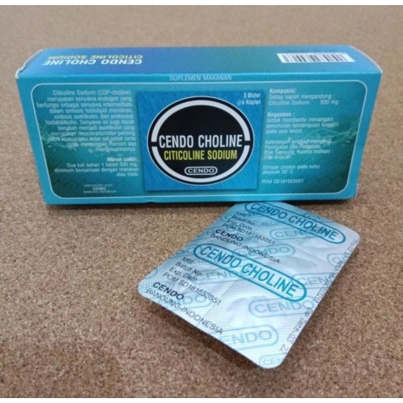 Jual Cendo Choline Box Isi 30 Kaplet | Shopee Indonesia