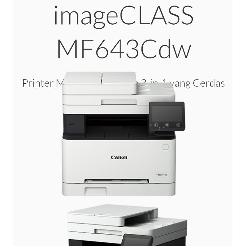 Jual printer all in one Canon imageCLASS MF643cdw | Shopee Indonesia