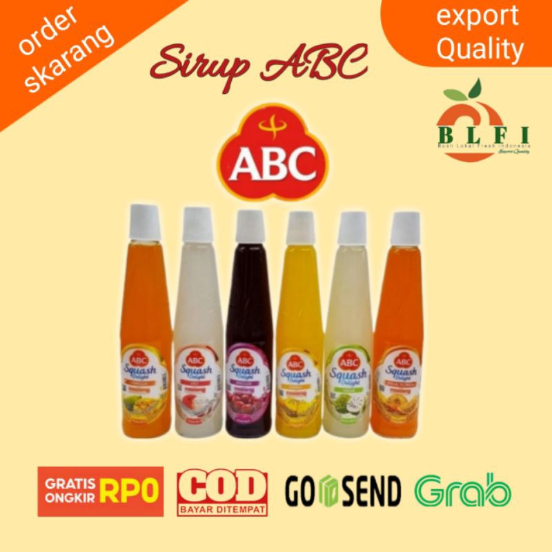 Jual SIRUP ABC SQUASH DELIGHT VARIAN RASA ( 460ML ) | Shopee Indonesia