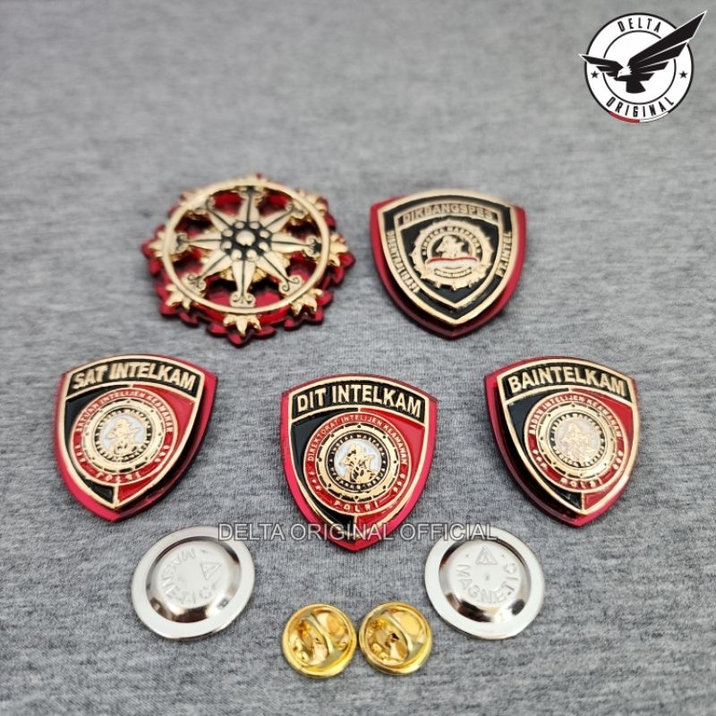 Jual PIN SATINTELKAM / DITINTELKAM / BAINTELKAM DAN RODA INTEL / CAKRA ...