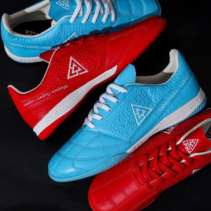Jual Sepatu Futsal Apha Genesis Full Merah Dan Full Toska - Sepatu ...