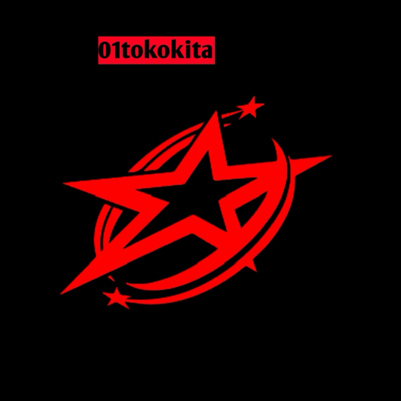 Jual Sticker cutting variasi bintang kejora lingkaran helm motor Stiker ...