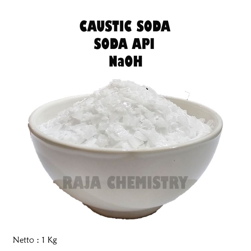Jual Caustic soda/Soda Api 1kg/NaOH Flakes 99%/Obat Anti Sumbat 1Kg ...