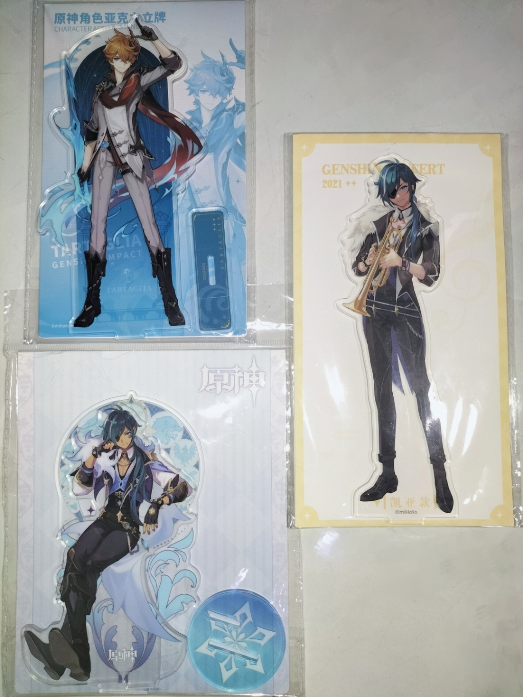 Jual Genshin Acrylic Standee Kaeya Tartaglia Childe Official Merch ...