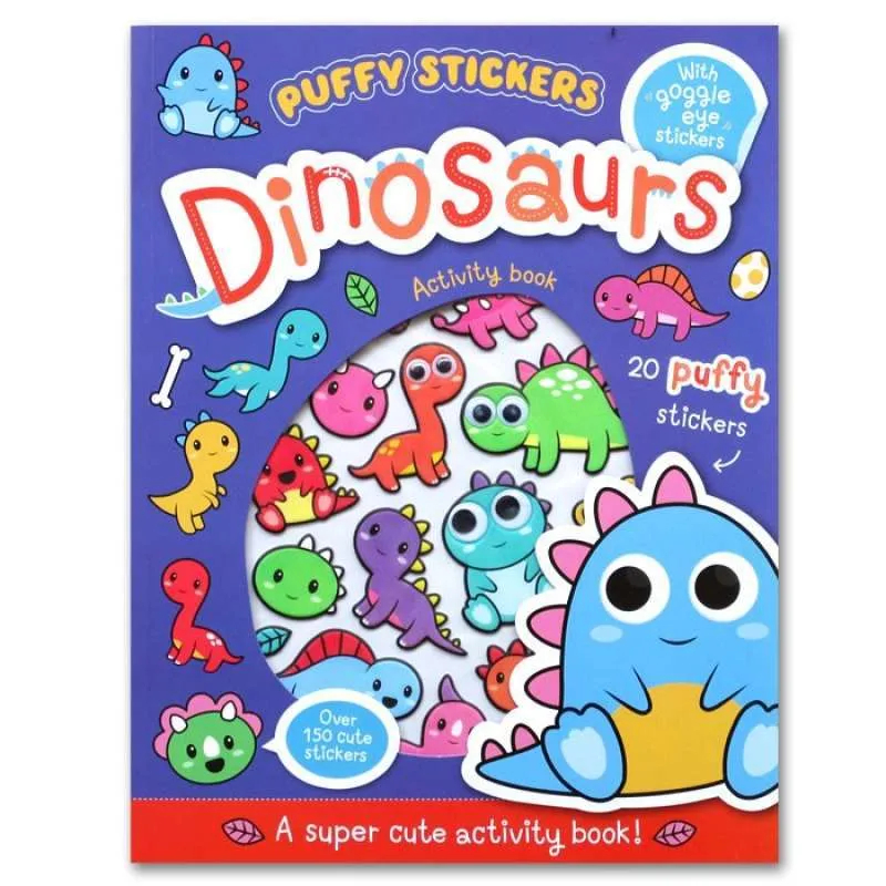Jual Puffy Stickers DINOSAURS (Activity Book) | Shopee Indonesia