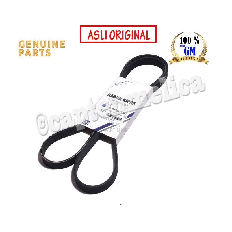 Jual ORI GM Sabuk tali kipas karet FANBELT Fanbel Vanbelt Vanbel Penbel Chevrolet Aveo Kalos ...