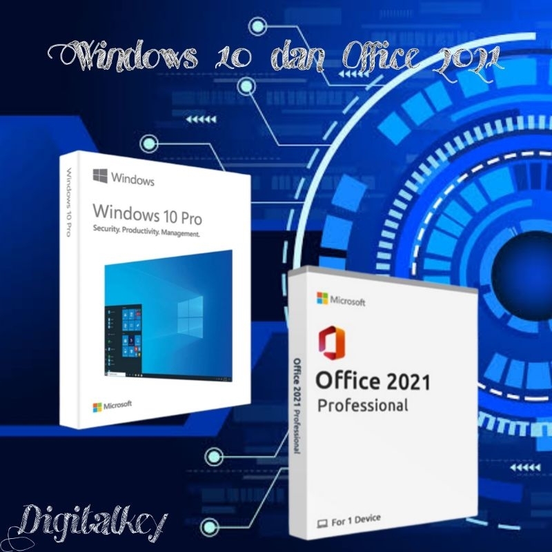 Jual Windows 10 pro dan Office 2021 Pro Plus digitalkey 32/64 bit asli ...