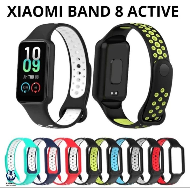 Jual STRAP TALI SILICONE XIAOMI SMART BAND 8 ACTIVE MI BAND 8 ACTIVE GELANG SPORT SMARTBAND ...