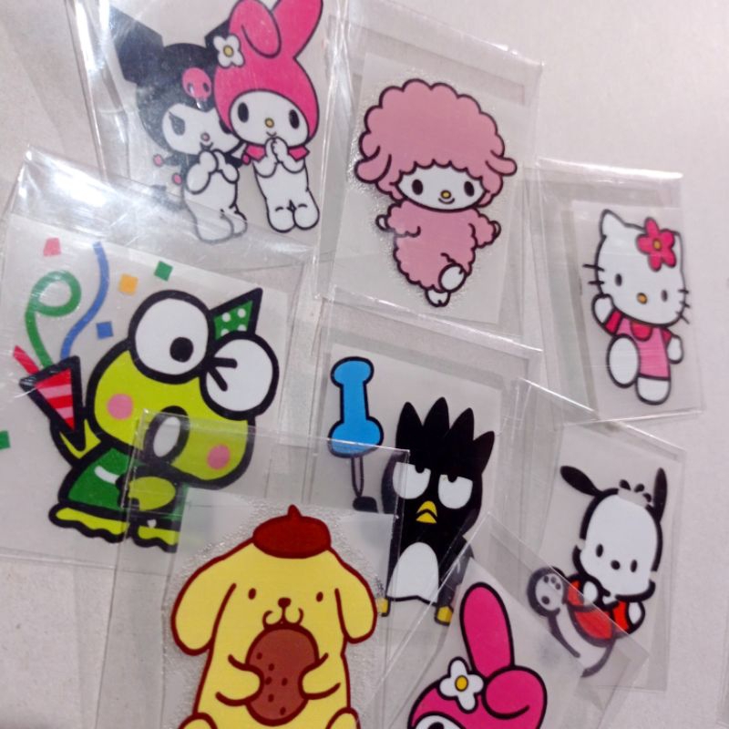 Jual Stiker Sablon Setrika Labubu Sanrio Sablon Tempel Kuromi My Melody ...