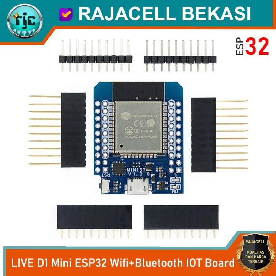 Jual LIVE D1 Mini ESP32 32Bit Wifi +Bluetooth BLE IOT ESP-32 Dev Board | Shopee Indonesia