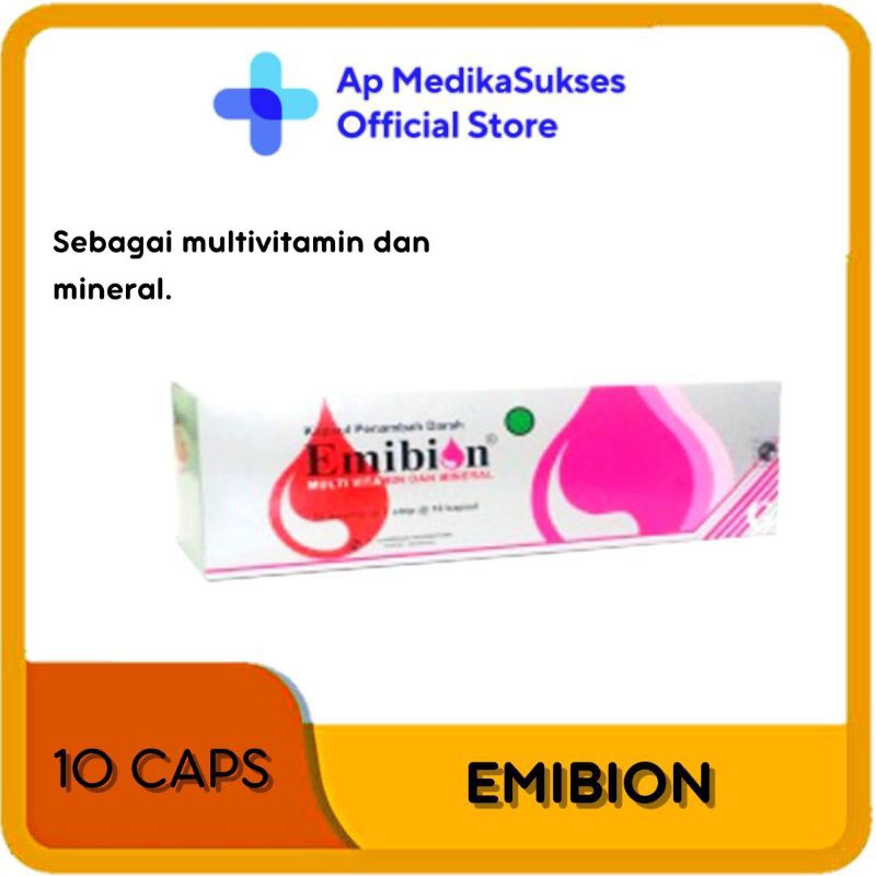 Jual EMIBION KAPSUL TAMBAH DARAH (Mirip Sangobion) | Shopee Indonesia
