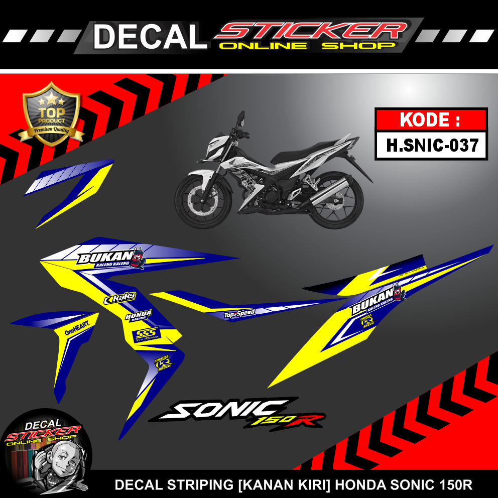 Jual Decal sticker motor Honda SONIC 150R | Shopee Indonesia