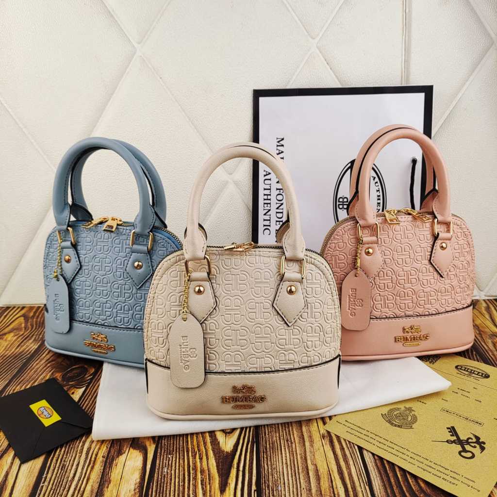 Jual BUMBAG - TAS ALMA MINI FREE paper bag IMPORT FULL EMBOSS TOP ...